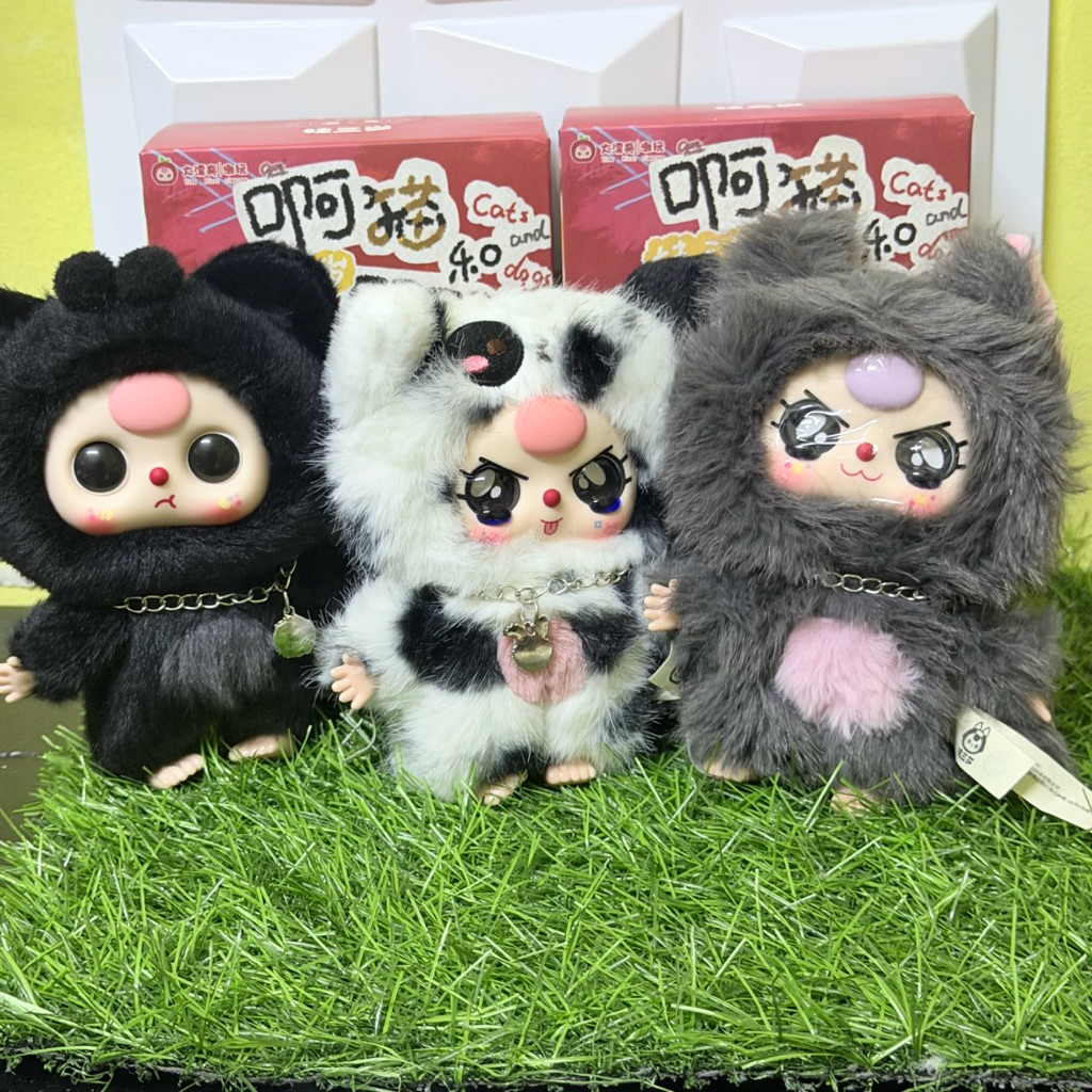 (CONFIRMED BOX-MY) BABY THREE - THE PLUSH BLIND BOXES OF CAT AND DOG ...
