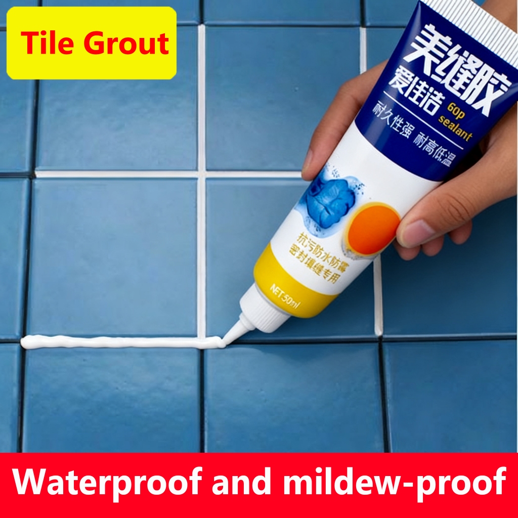 Tile Grout with Antimicrobial Protection Waterproof Tile Grout Epoxy ...