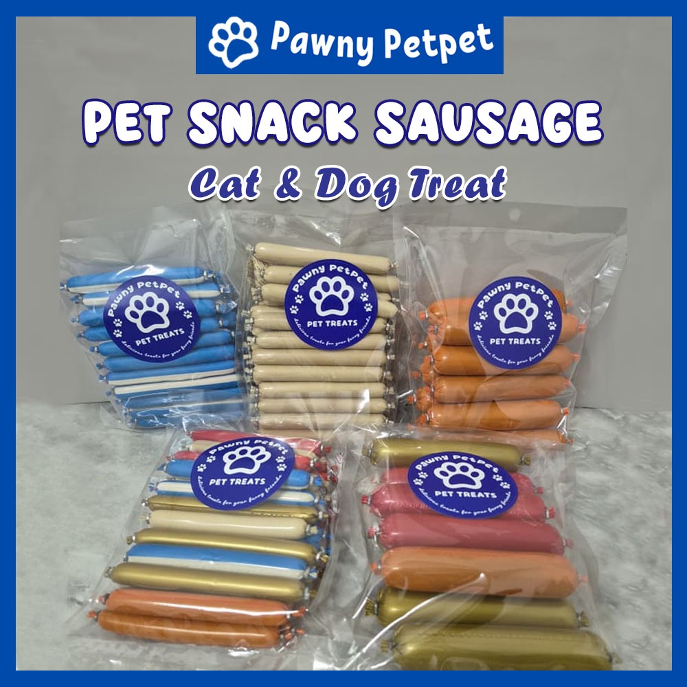 Pawny 30pcs Pet Snack Sausage Cat Dog Training Dog Snacks Healthy ...