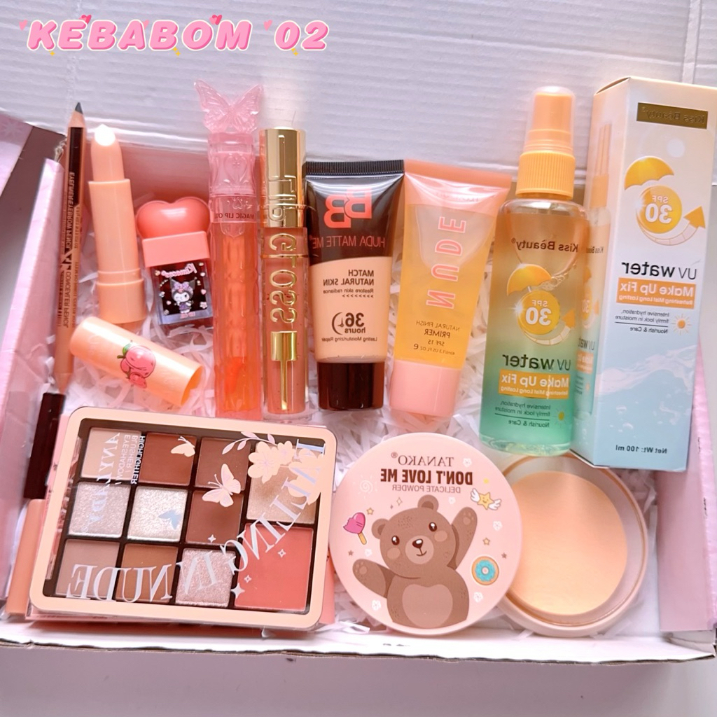 SET MAKEUP LELONG KEBABOM 02 😍😍 SET MAKEUP MURAH PECAH KEPALA‼️ JOM ...