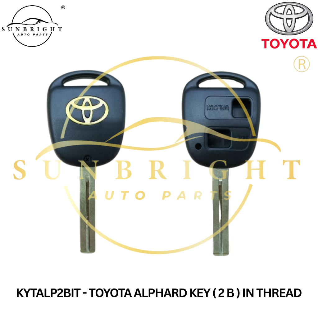 TOYOTA ALPHARD KEY ( 2 B ) IN THREAD | Shopee Malaysia