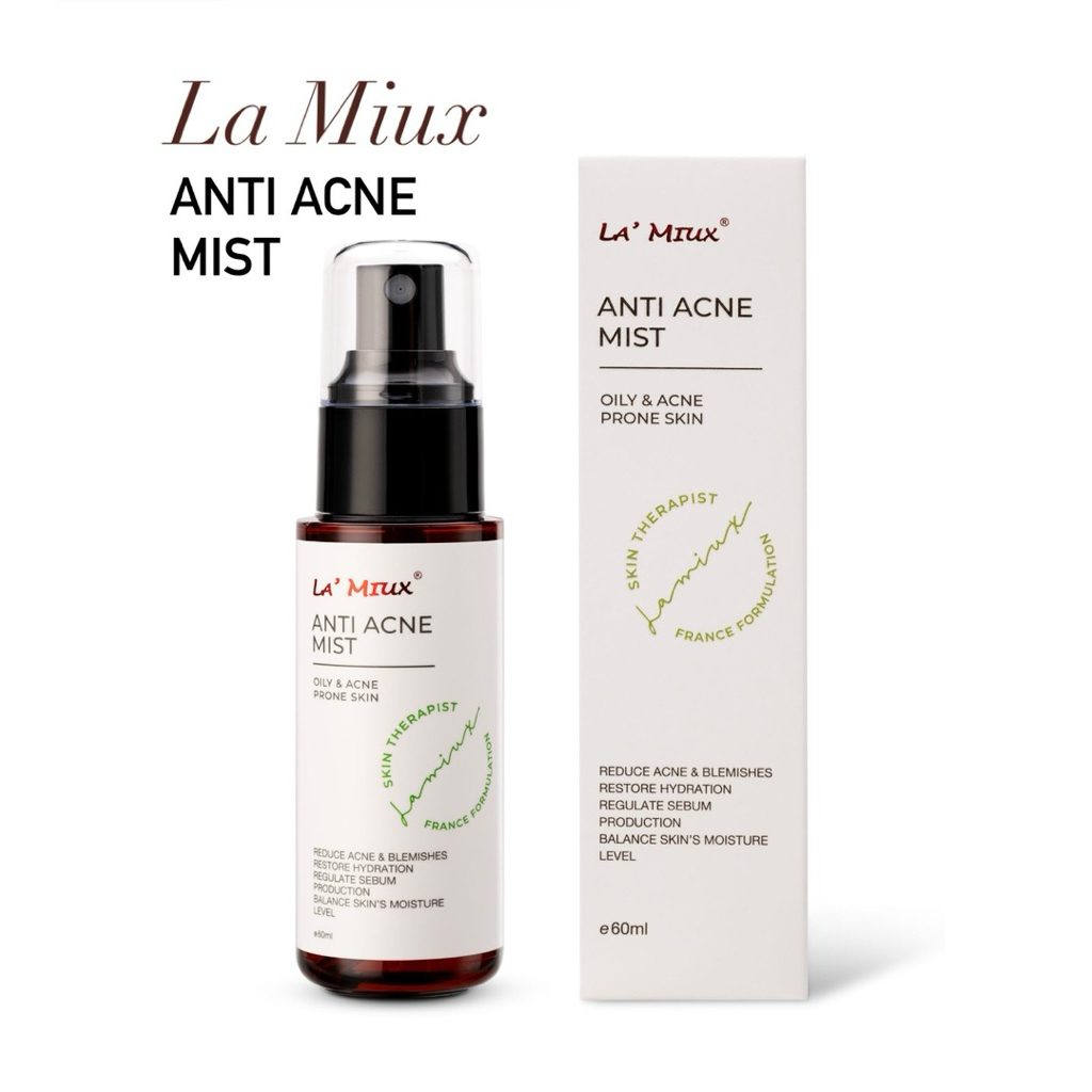 LAMIUX Anti-Acne Mist [ACNE] [FACE AND BODY] [NIACINAMIDE] | Shopee ...