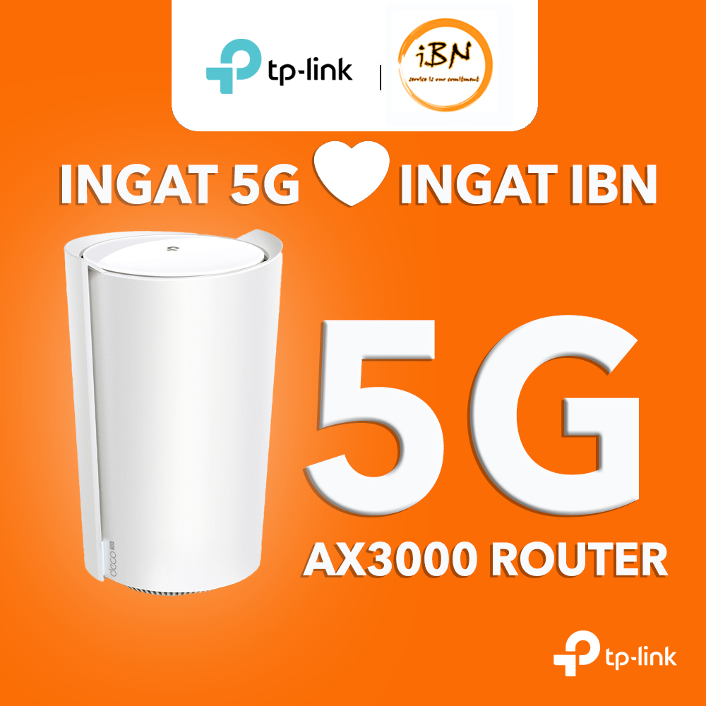 TP-Link Deco X50-5G Mesh WiFi 6 Seluruh Rumah – Modem 5G AX3000, Slot ...