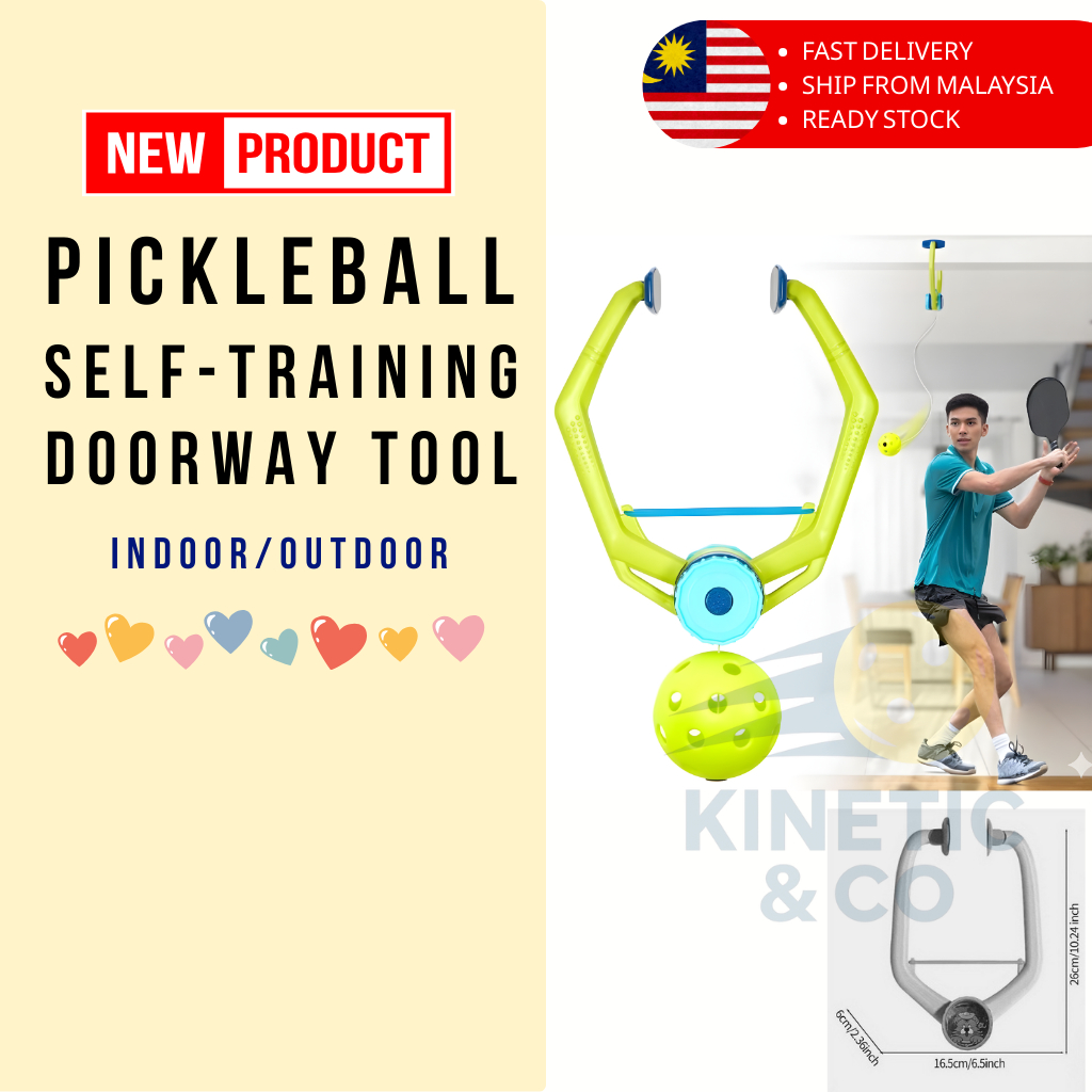 Hanging Pickleball Training Tool – Solo Practice Swing Trainer ...