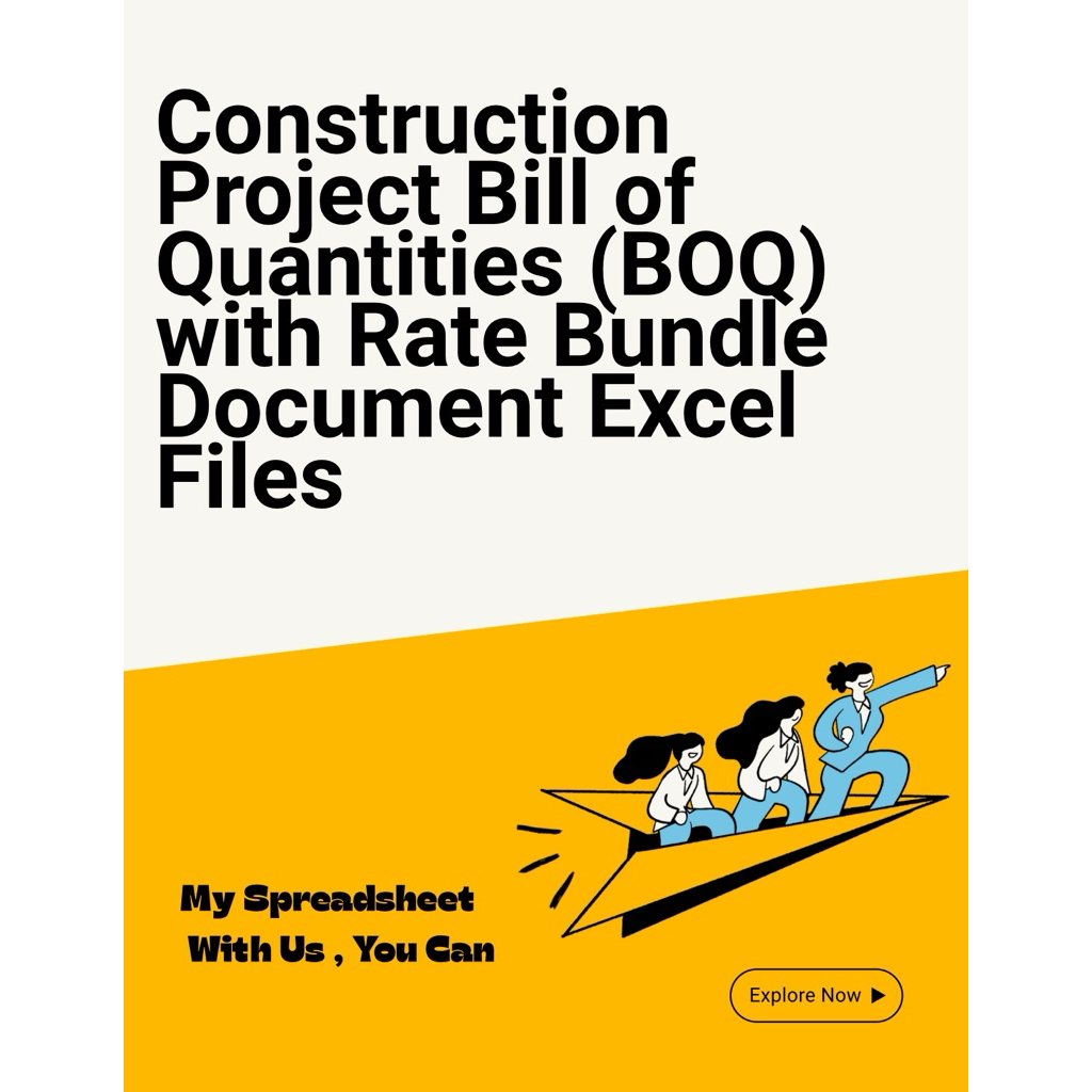 Construction Project Bill of Quantities (BOQ) with Rate Bundle Document ...