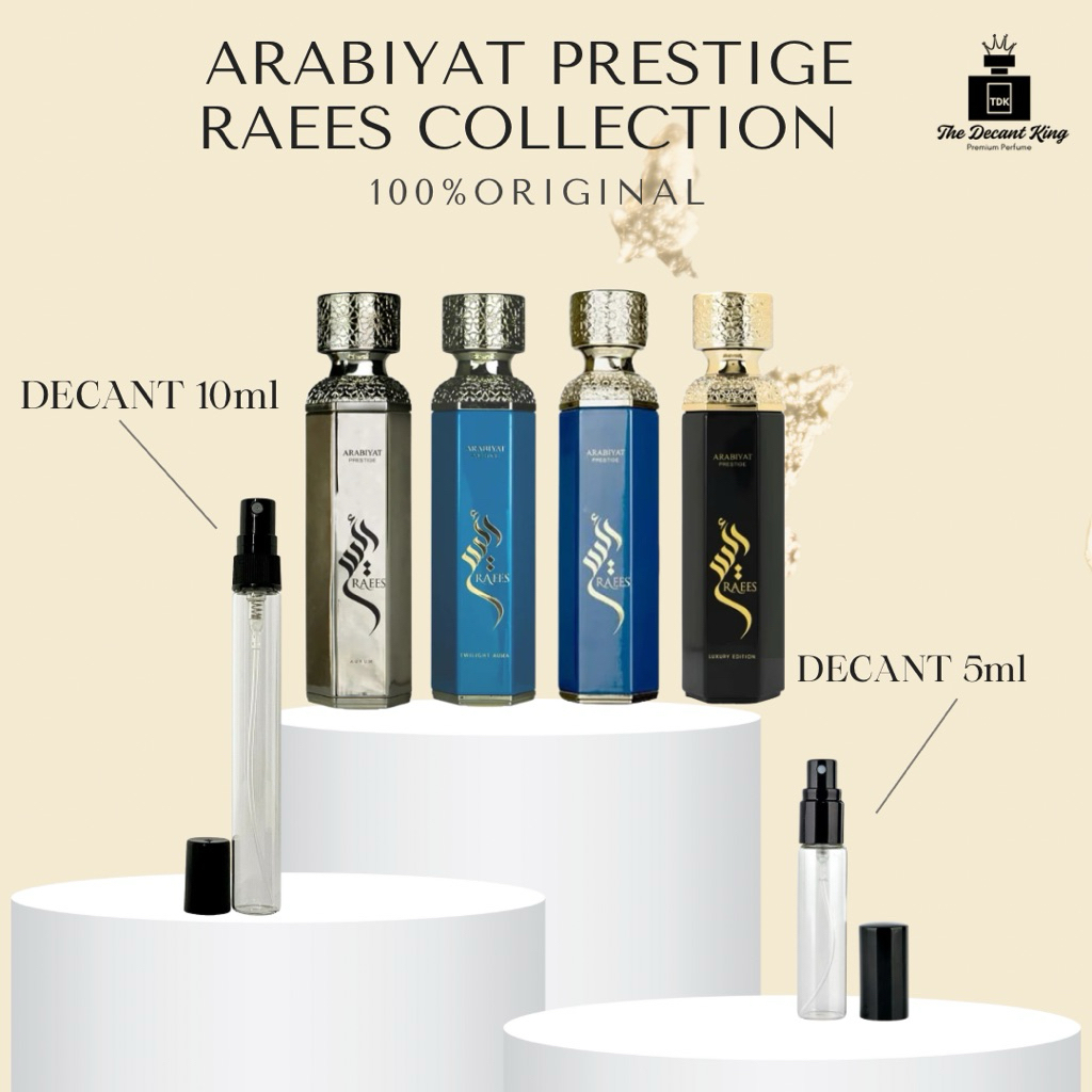 [DECANT] Arabiyat Prestige Raees Collection Edp 10ml & 30ml Tester ...