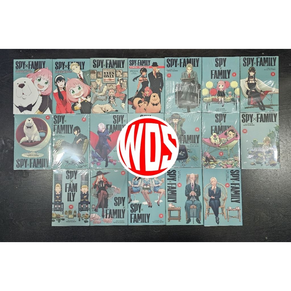 Spy X Family volume 1-15 + The Official Guide Eyes Only + The Official ...