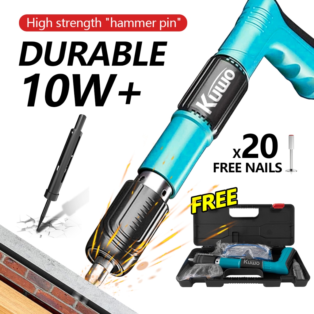 【Free 220 Nails】Nail Gun Rivet Nail Gun Wall Ceiling Tool For Concrete ...