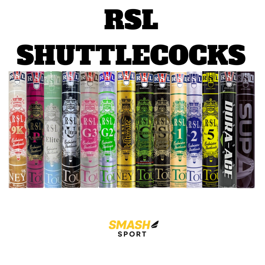 RSL SHUTTLECOCKS (ULTIMATE/SUPREME/CLASSIC/G2/G3/ULTRA/TITANIUM/NO1/NO2 ...