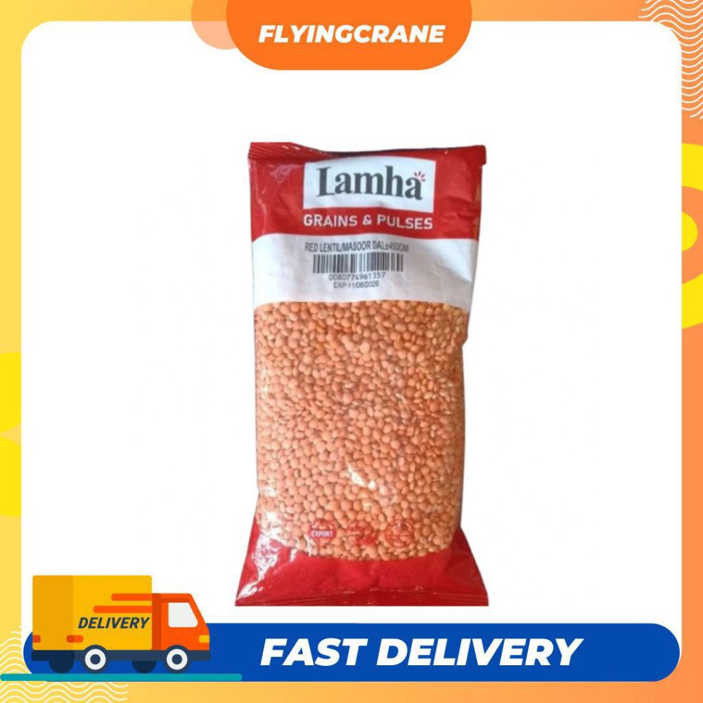 LAMHA RED LENTIL MASOOR DAL 450GM | Shopee Malaysia