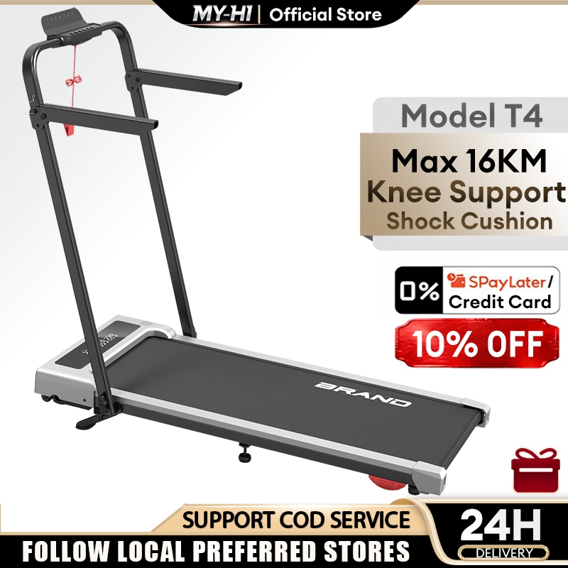 MY-HI T4 Foldable Walking Pad Electric Treadmill with APP Bluetooth ...