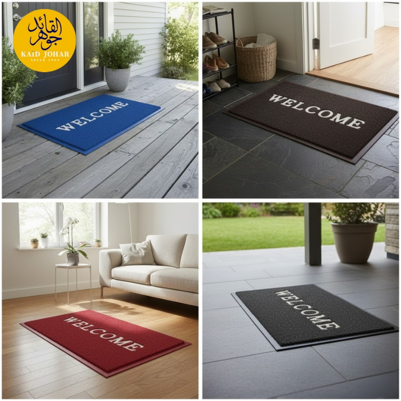 Alas Kaki Welcome Door Anti Slip | Getah Sintetik | Pelbagai Saiz ...