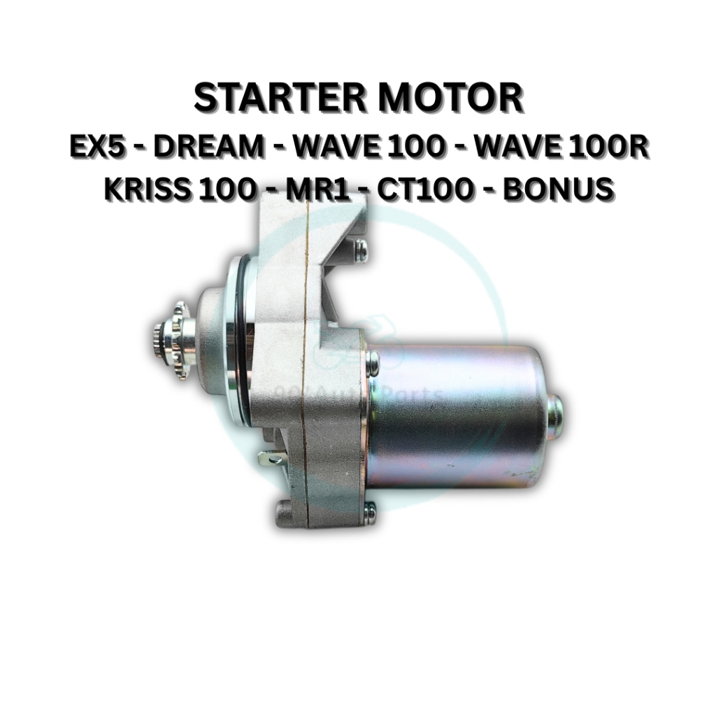 STARTER MOTOR HONDA EX5 DREAM EX5 CLASS WAVE 100 WAVE 100R KRISS 100 ...