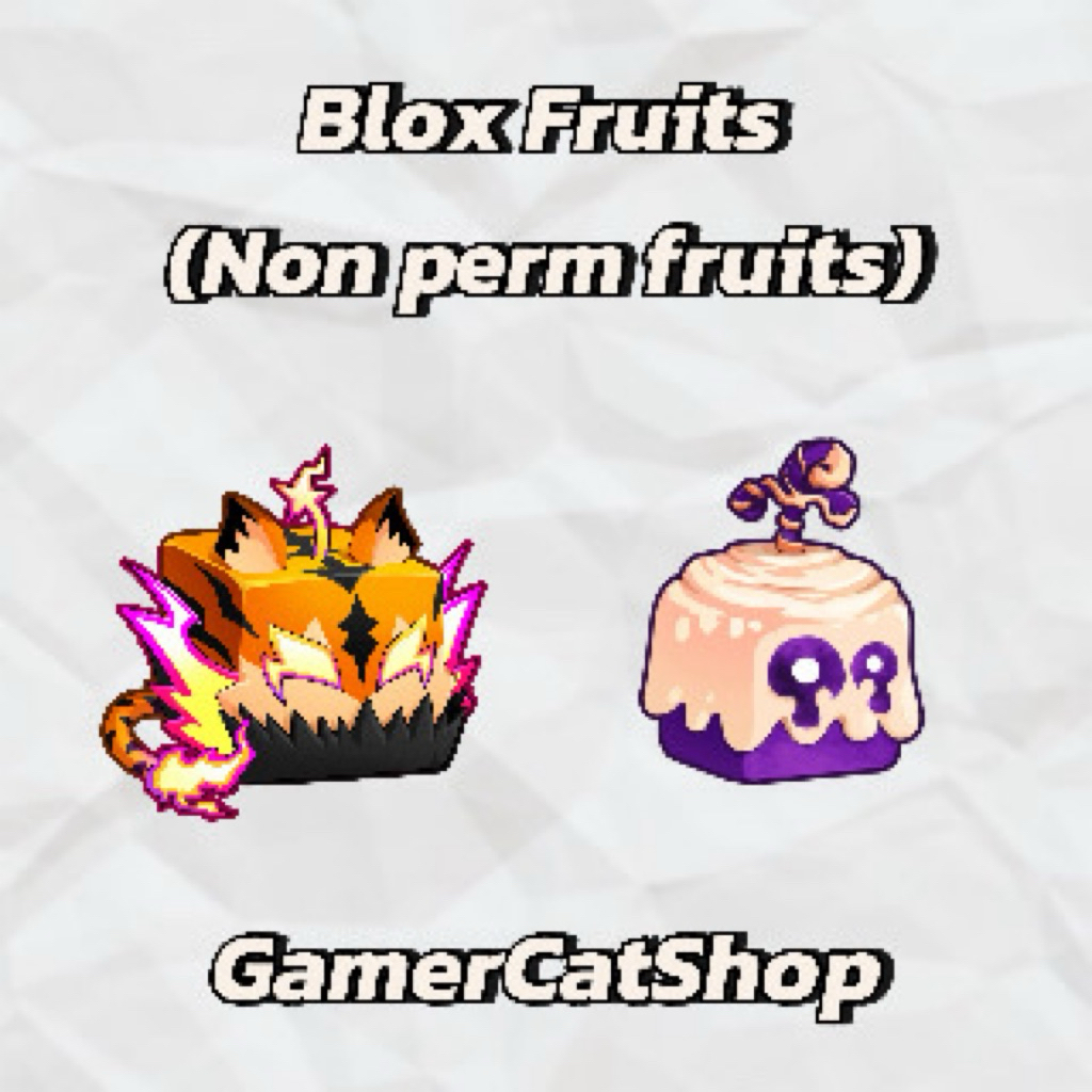 {CHEAPEST} Blox Fruits (non-perm fruits) | PC games | Shopee Malaysia