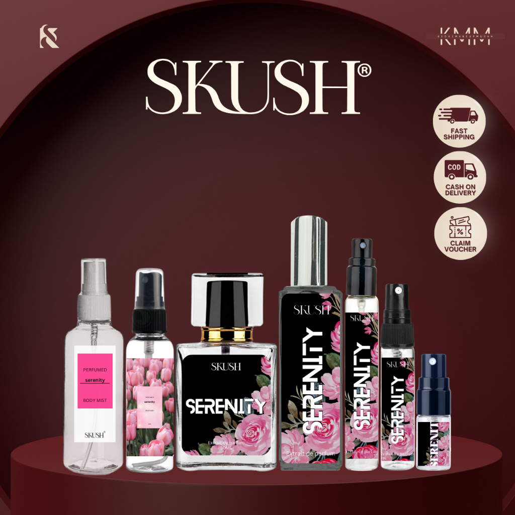 SKUSH SERENITY High Quality Body Perfume Travel Lelaki Perempuan ...