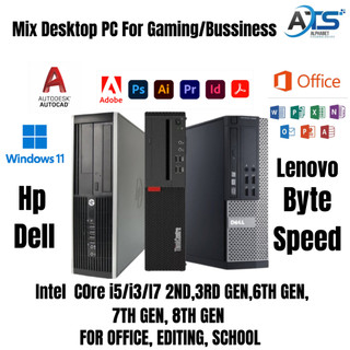 DESKTOP PC INTEL i5/i7 2nd, 3rd, 6th, 7th, 8th GEN FOR OFFICE, EDITING ...