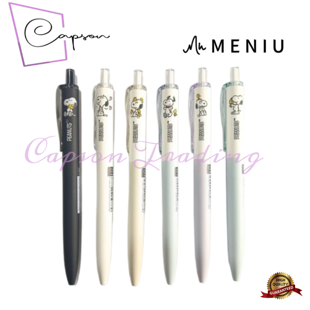 Meniu Peanuts Snoopy Gel Ink Pen (0.5mm) | Shopee Malaysia