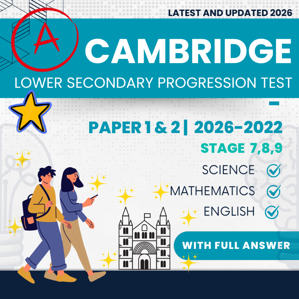 Complete Cambridge Lower Secondary Progression Exam Bundle 2026 Stage 7 ...
