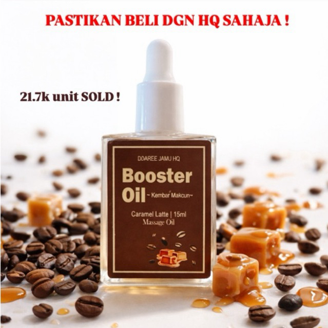 BOOSTER OIL KEMBAR MAKCUN ORIGINAL HQ - Bau Caramel Latte | Minyak ...