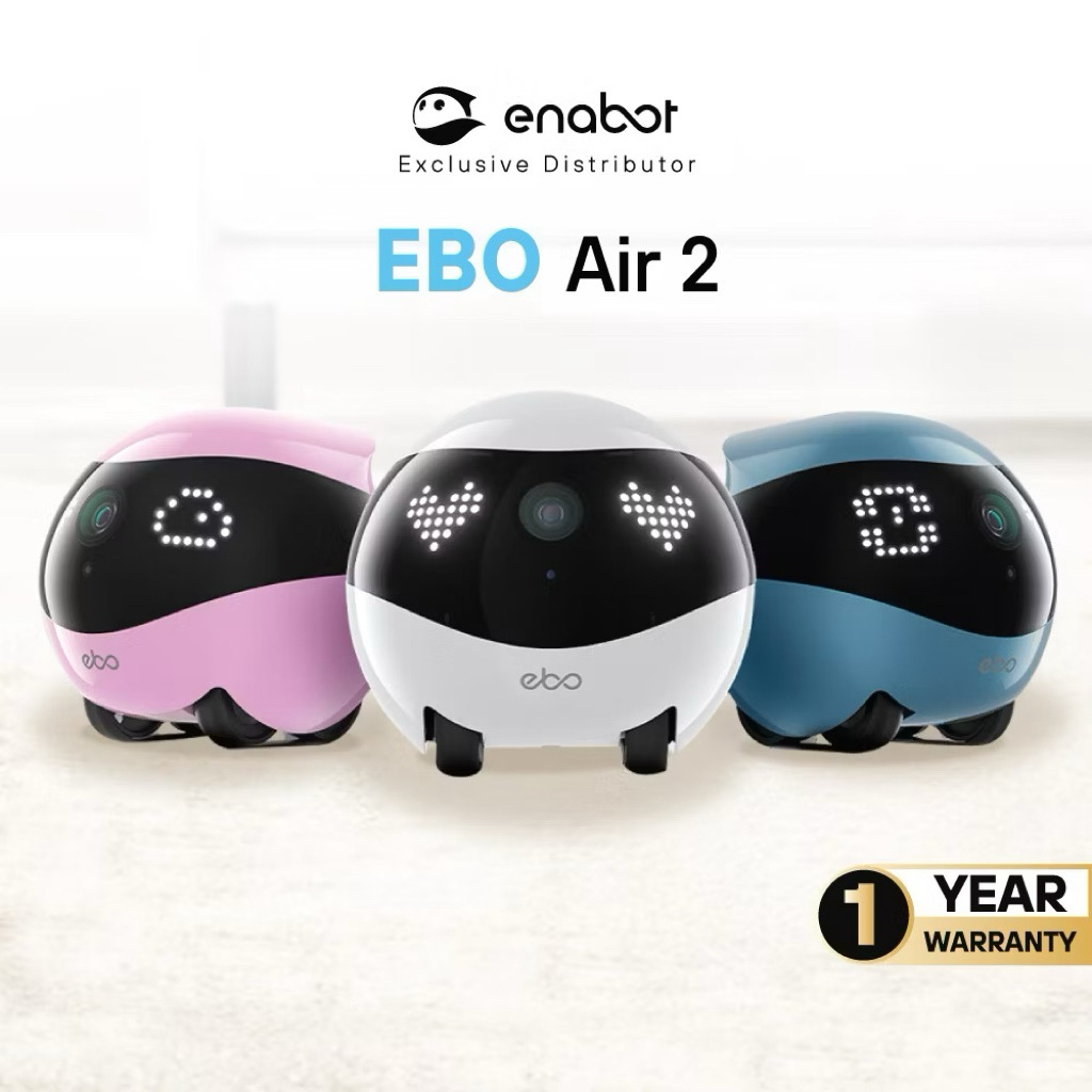 EBO AIR 2 your smart companion Robot cat CCTV pet moveable cctv ...
