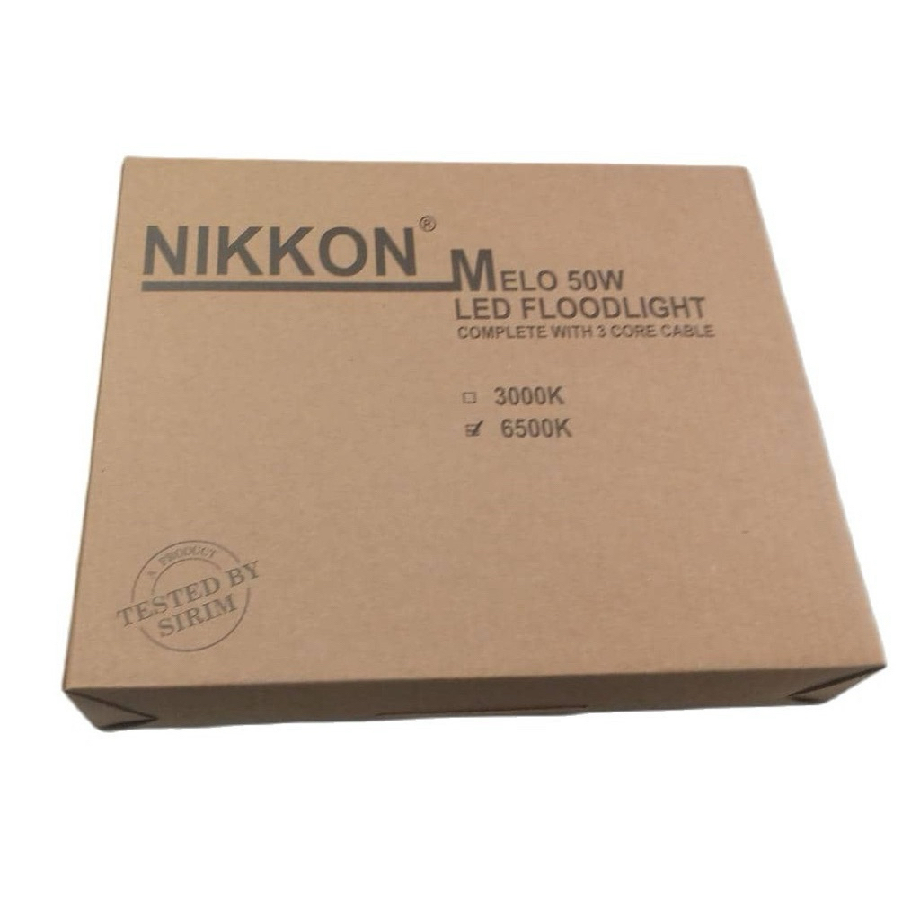 NIKKON Melo 150W Led Flood Light Complete With 3 Core Cable 150W, 6500k ...