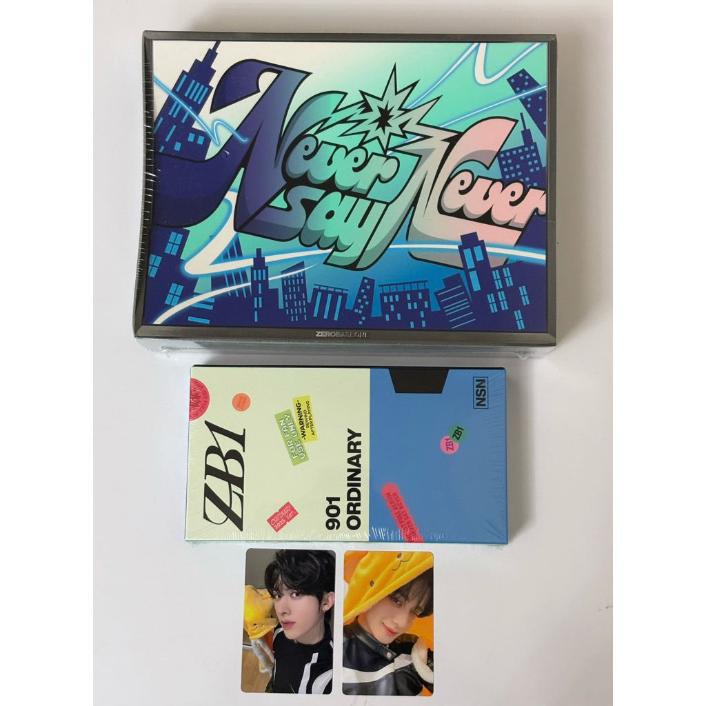 zerobaseone never say never sealed albums with ricky jiwoong muvve ...