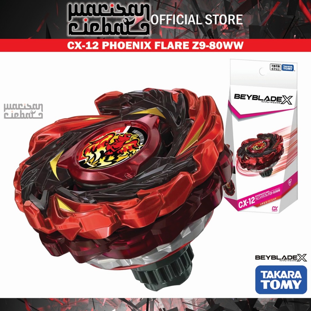 [Pre-order] Takara Tomy Beyblade X CX-12 Booster Phoenix Flare Z9-80WW ...