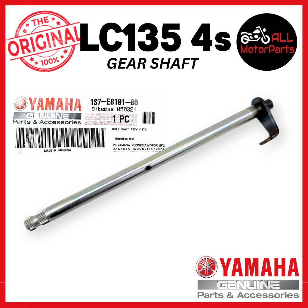 [100% ORI] LC135 V1 V2 V3 V4 V5 V6 V7 V8 4S GEAR SHAFT 1S7-E8101 100% ...