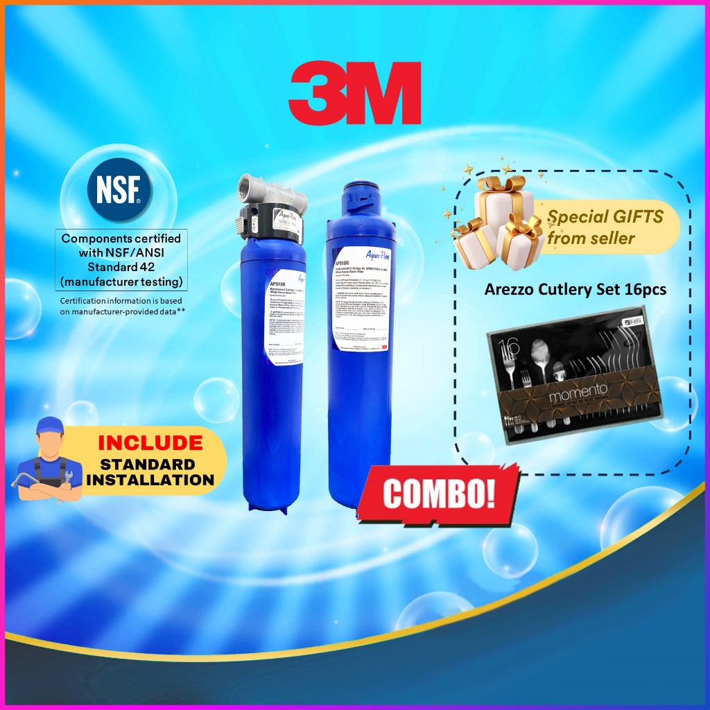 3M™ AP902 + AP910R Whole House Outdoor Water Filter System ...
