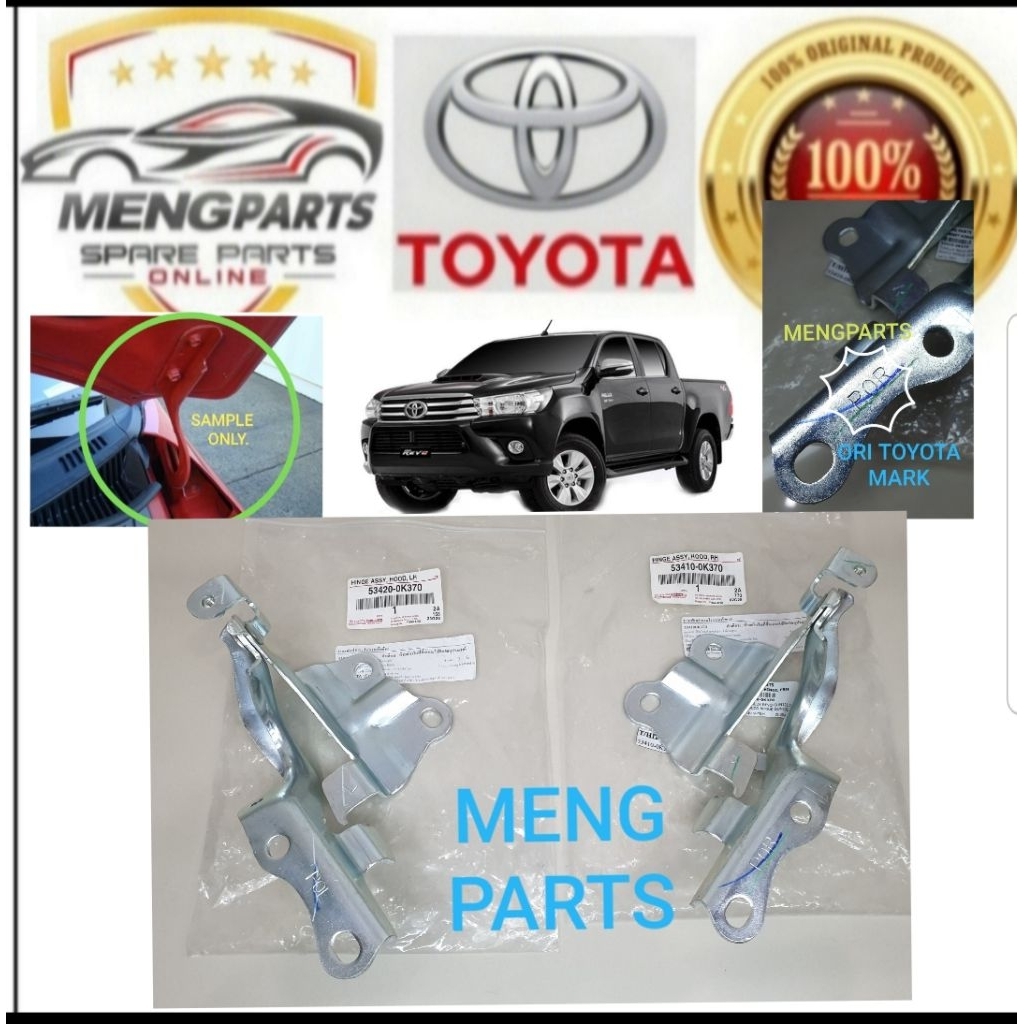 ORIGINAL TOYOTA HILUX REVO GUN125 GUN126 ROCCO ROQUE 2016Y-2023Y FRONT ...