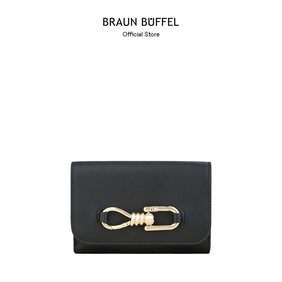 Braun Buffel Dorian Bi-Fold Short Wallet in Black | Shopee Malaysia