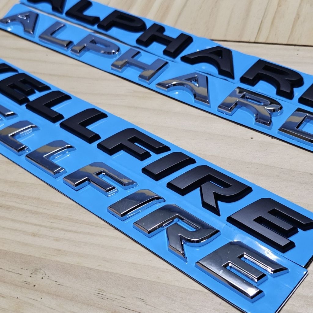 ALPHARD VELLFIRE Emblem Lettermark Logo Car stickers | Shopee Malaysia