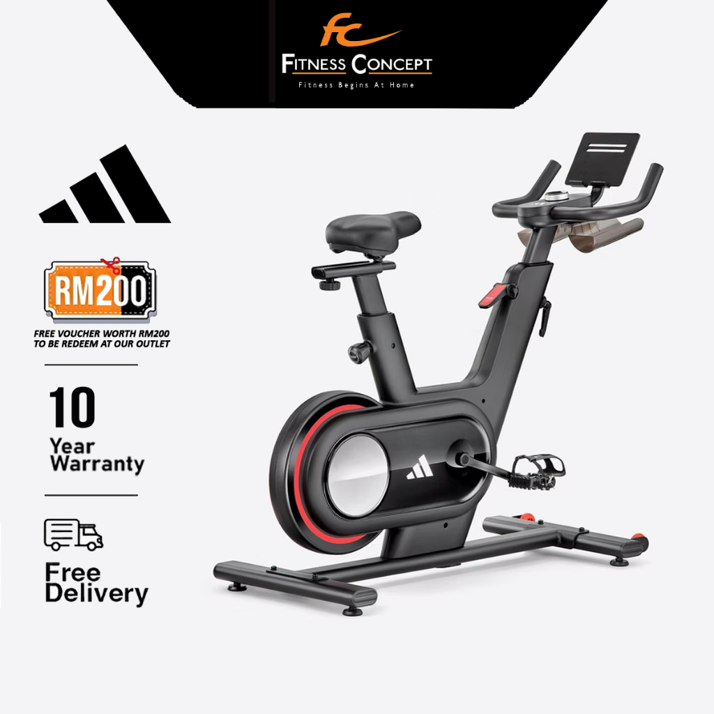Fitness Concept: Adidas C-1 Sprint Bike 8kg Flywheel I 32 Levels Magnetic Resistance I App ...