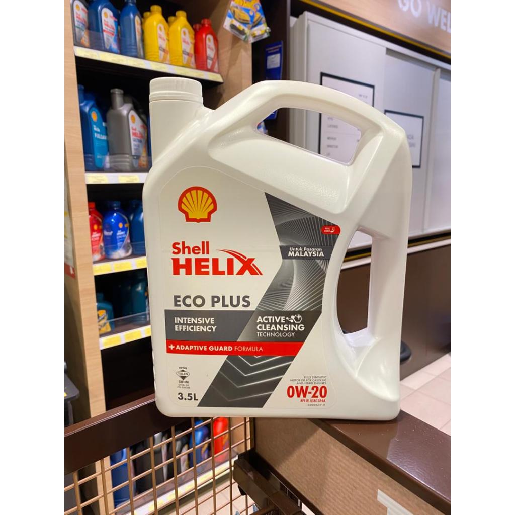 [ORIGINAL SIRIM ] SHELL HELIX ECO PLUS 0W-20 *100% ORIGINAL FROM SHELL ...
