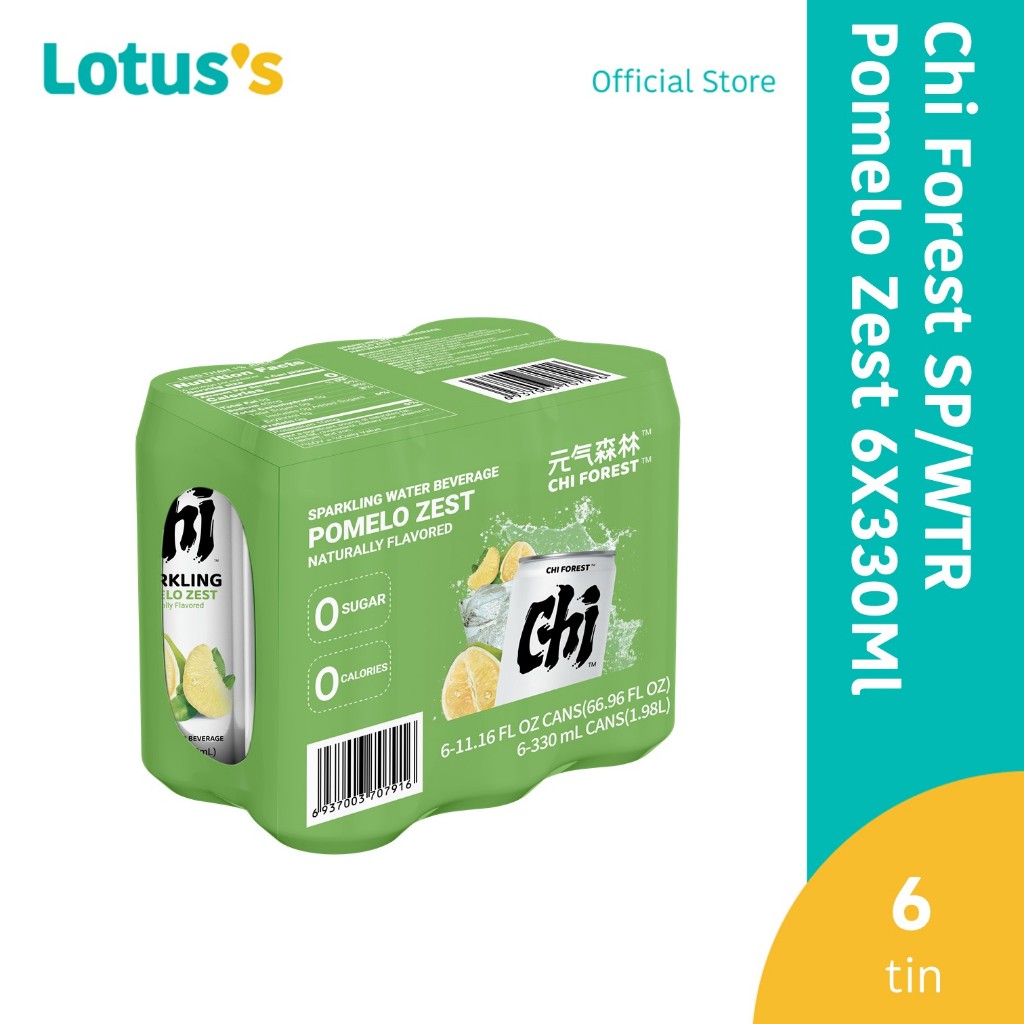 Chi Forest Sp/Wtr Pomelo Zest 6X330Ml | Shopee Malaysia