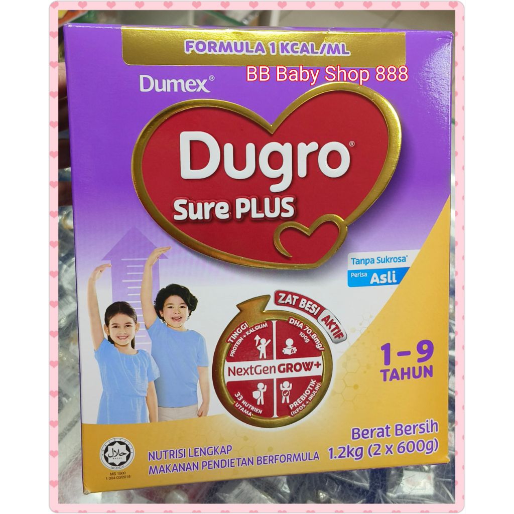 Susu Tepung berjenama Dugro Sure Plus 600g/1.2kg (New Packing) | Shopee ...
