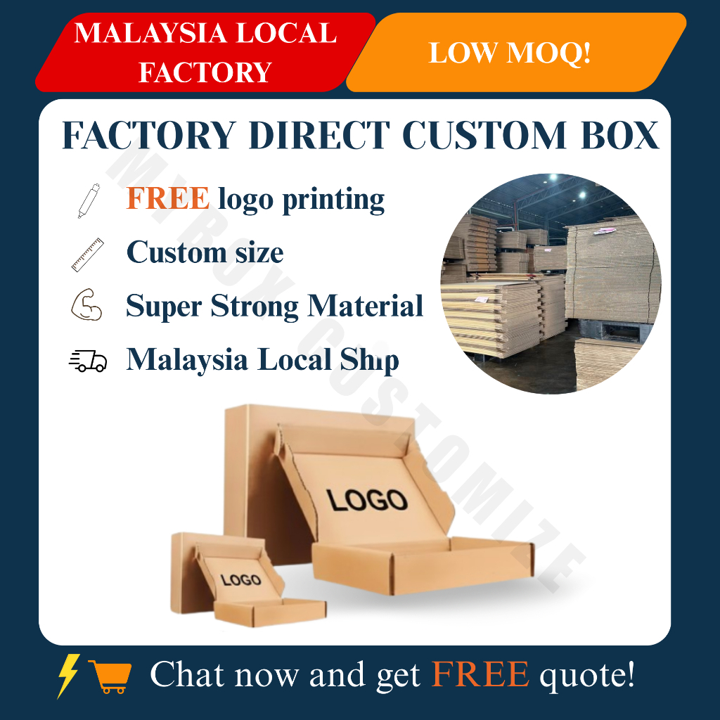 Pizza Box Part2! LOGO Customize Packing Box Carton Box Customize Five ...