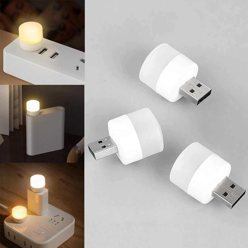 Mini USB Night Light Eye Protection Reading Light For Mobile Power ...