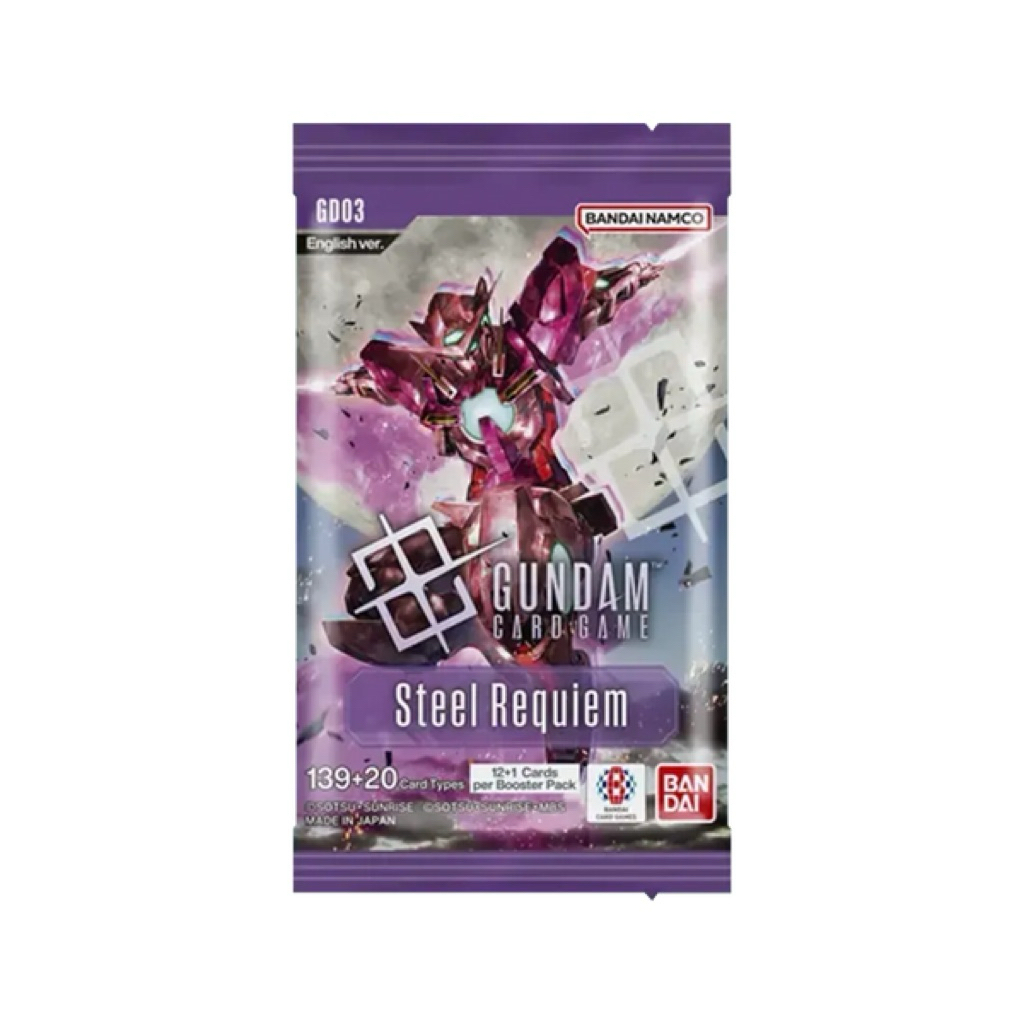 LIVE PACKS GUNDAM CARD GAME: STEEL REQUEIM [GD03] | Shopee Malaysia