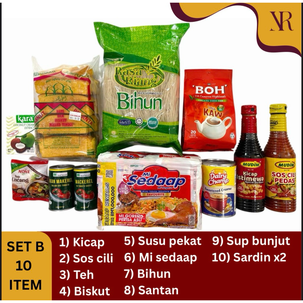 BAKUL MAKANAN /SET BARANG KERING/BARANG DAPUR MURAH/HAMPER FOOD BOX ...