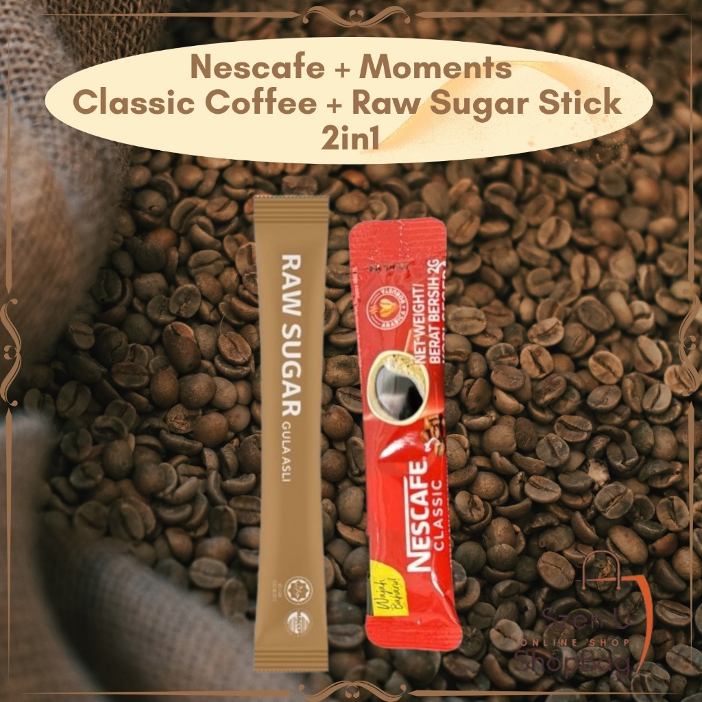 Nescafe Classic dan Gula Perang / Nescafe Classic Coffee, Moment Brown ...