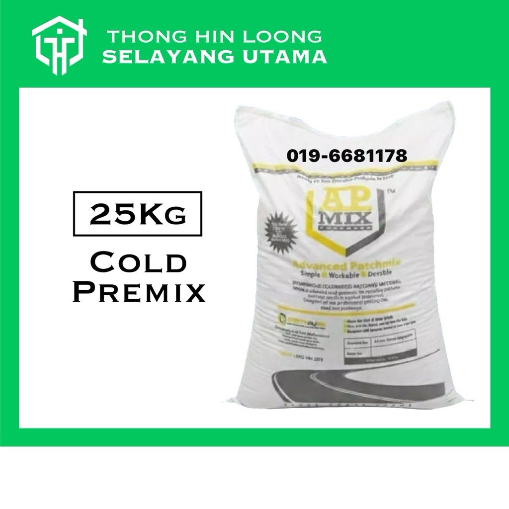 All Weather Cold Premix 25kg # Turap Jalan # Tar Jalan | Shopee Malaysia