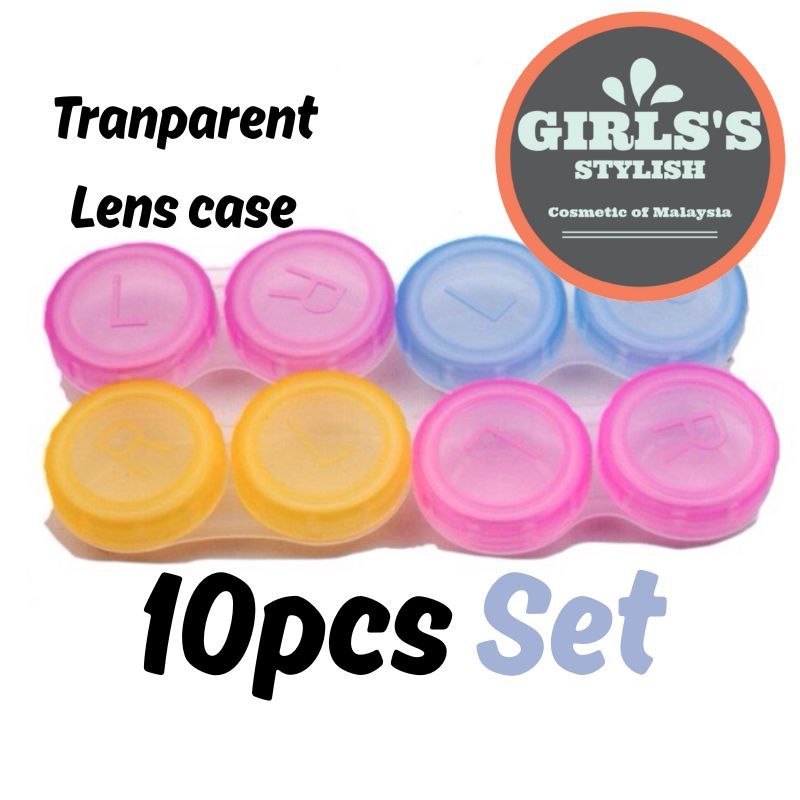 Transparency Contact Lens Casing 10pcs (Transparent Case) | Shopee Malaysia