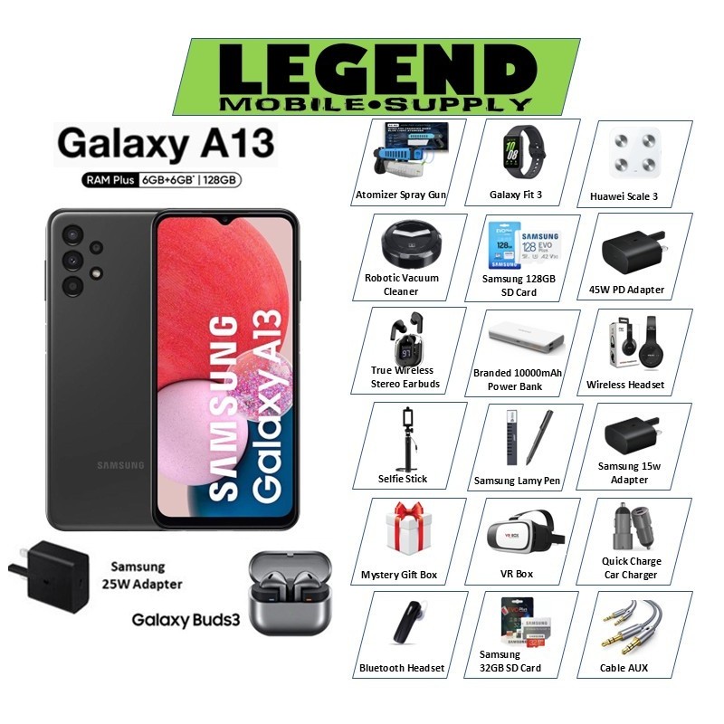 Samsung Galaxy A13 | Original Malaysia Set | Shopee Malaysia