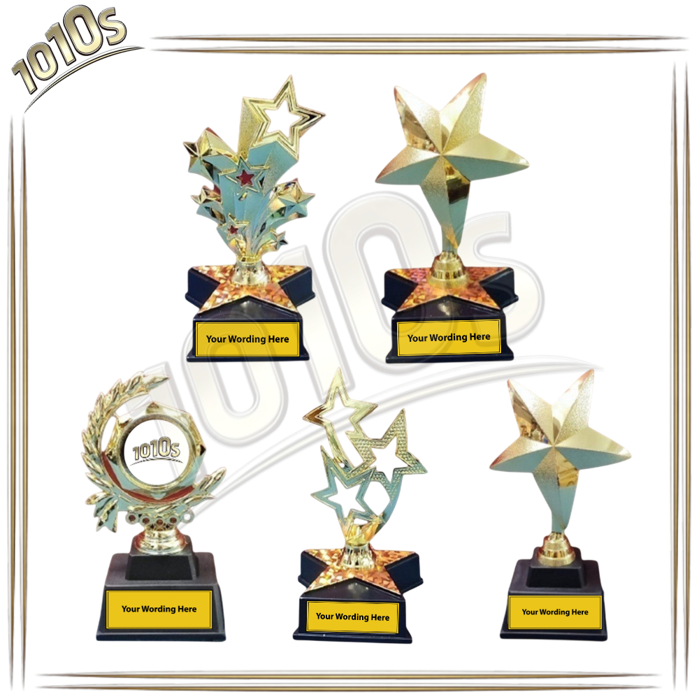 (STAR AWARD) Trophy Award ; Anugerah Piala ; 奖杯定制 LOGO & WORDING FREE ...