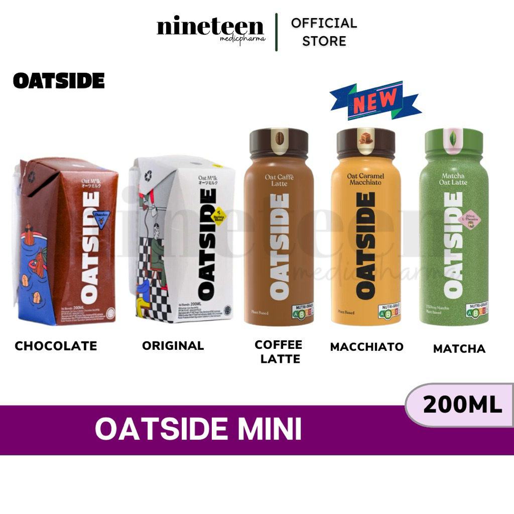 OATSIDE Oat Milk Pocket Pack Mini Size Oatmilk (Barista Blend / Coffee ...