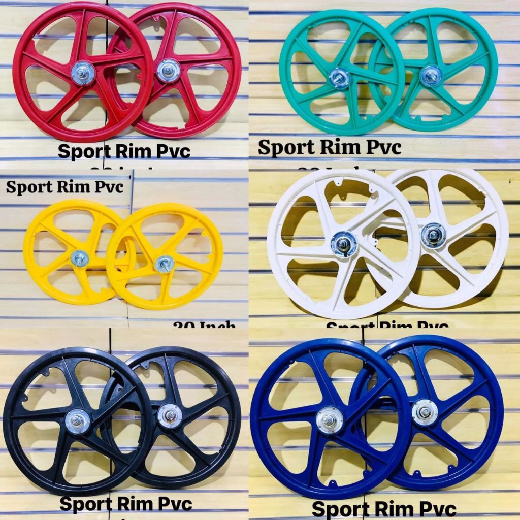 BMX Sport Rim basikal 20" LAJAK BICYCLE RIM / 20'' PVC RIM BICYCLE RIM ...