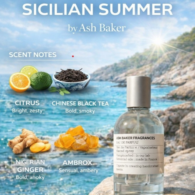 Sicilian Summer Ultra Luxury Perfume by Ash Baker Best Long Lasting ...