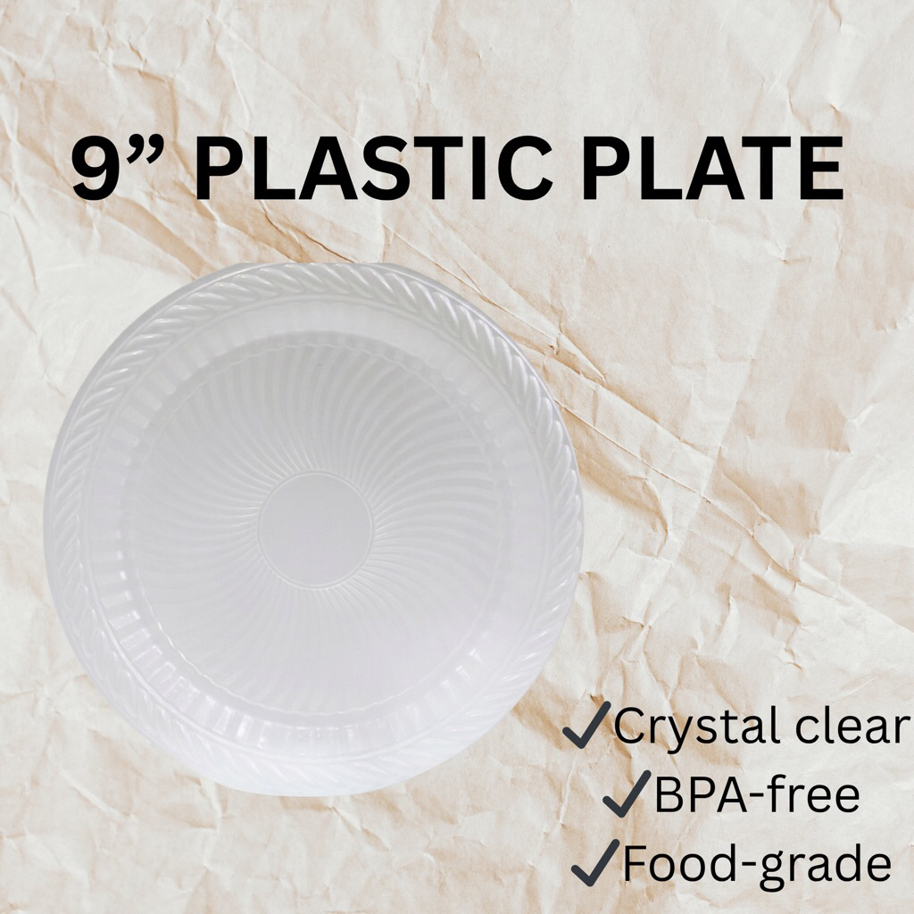 9 Inch Disposable Plastic Plate /Pinggan Plastik Pakai Buang BENXON PL ...