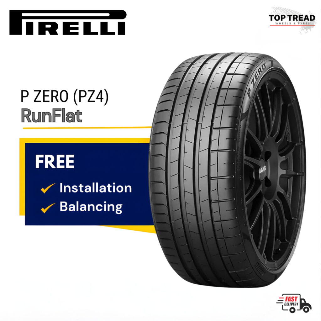 Pirelli P Zero PZ4 Run Flat 19 20 21 inch Tyre (INSTALLATION/DELIVERY ...